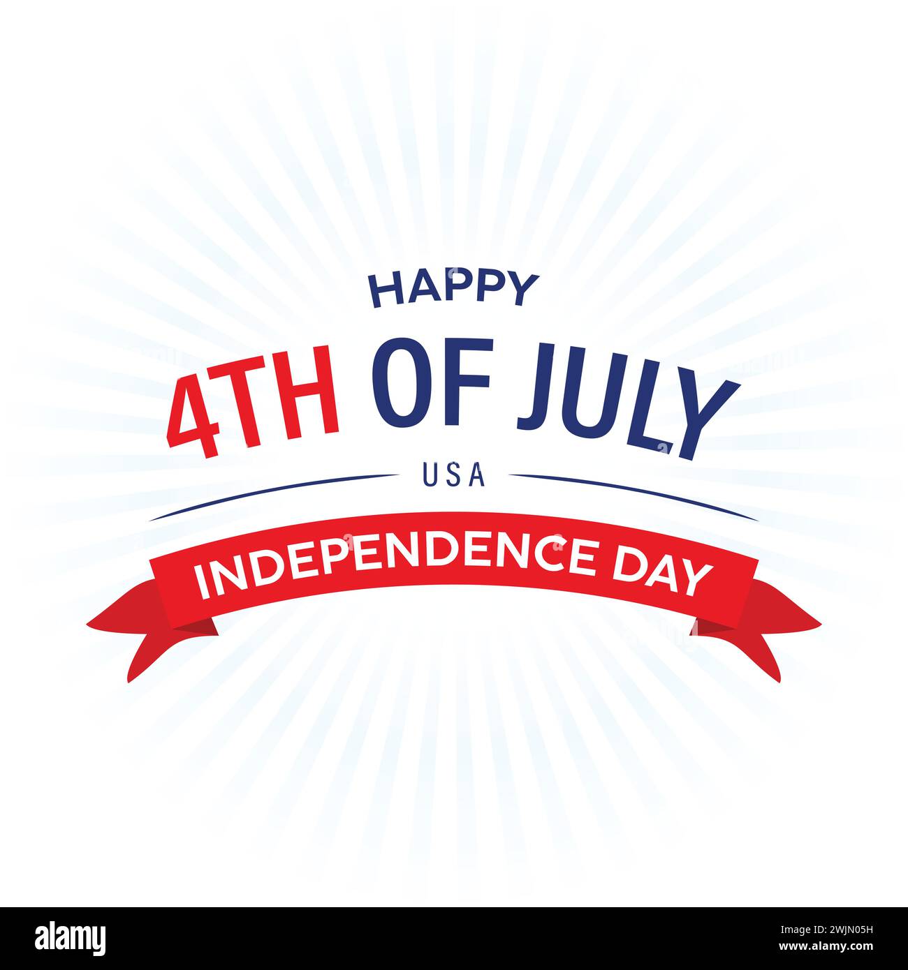 Happy Independence Day USA 4th july. High quality vector eps design ...