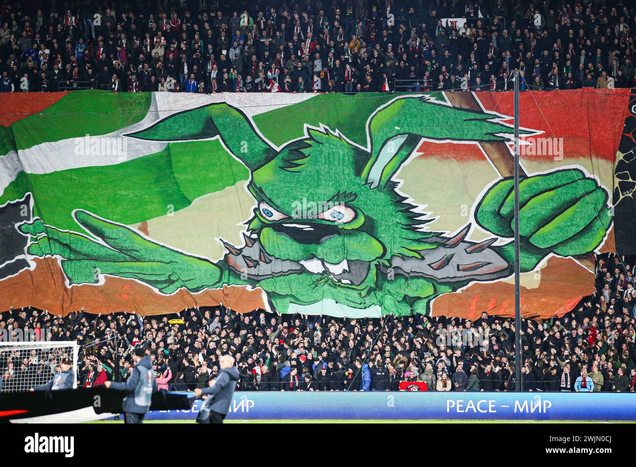 ROTTERDAM, 15-2-2024, Stadium de Kuip, 2023/2024, UEFA Europa League ...