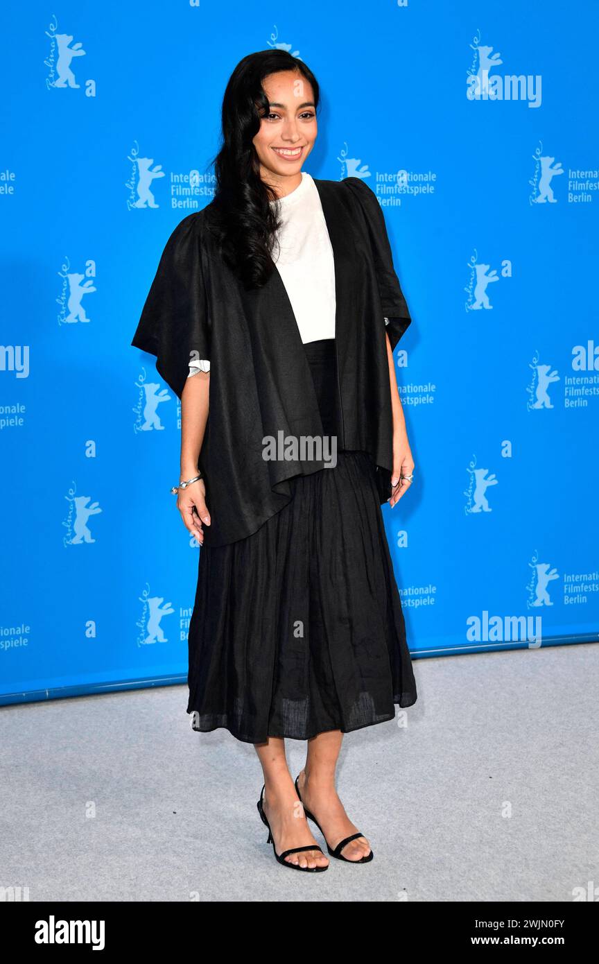 Anna Diaz beim Photocall zum Kinofilm La Cocina auf der Berlinale 2024 / 74. Internationale ...