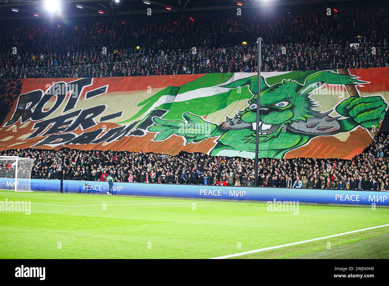 ROTTERDAM, 15-2-2024, Stadium de Kuip, 2023/2024, UEFA Europa League ...