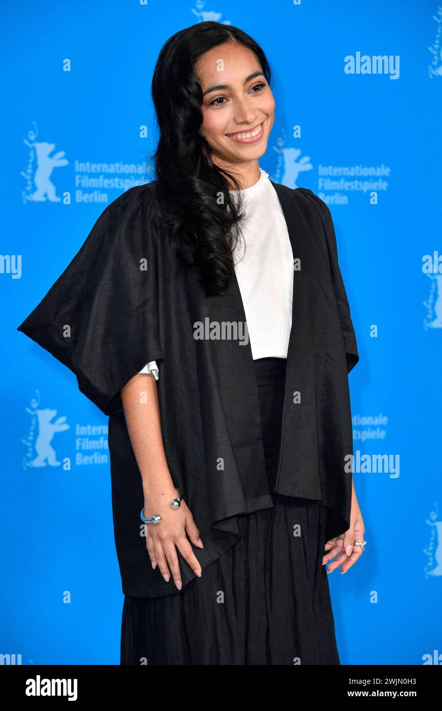Anna Diaz beim Photocall zum Kinofilm La Cocina auf der Berlinale 2024 ...