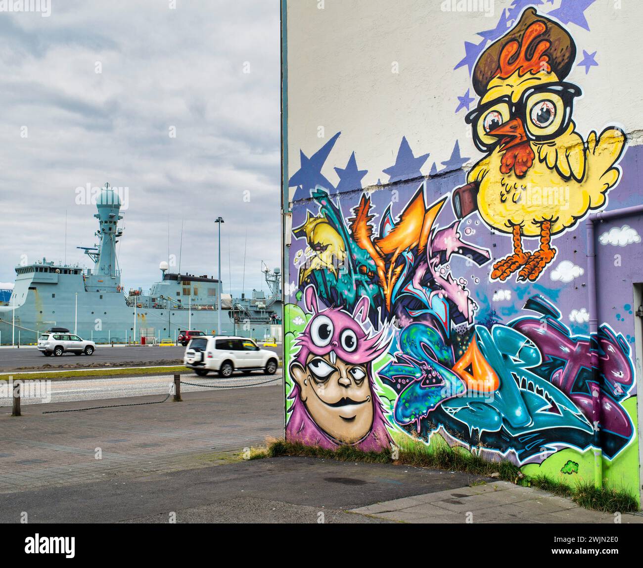 Colourful buildings in reykjavik hi-res stock photography and images ...