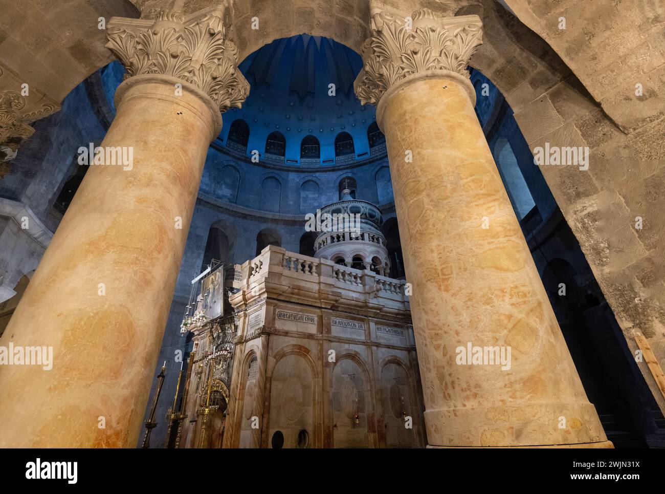 Israel, Jerusalem Church of Holy Sepulchre, Jesus Christ tomb place of ...