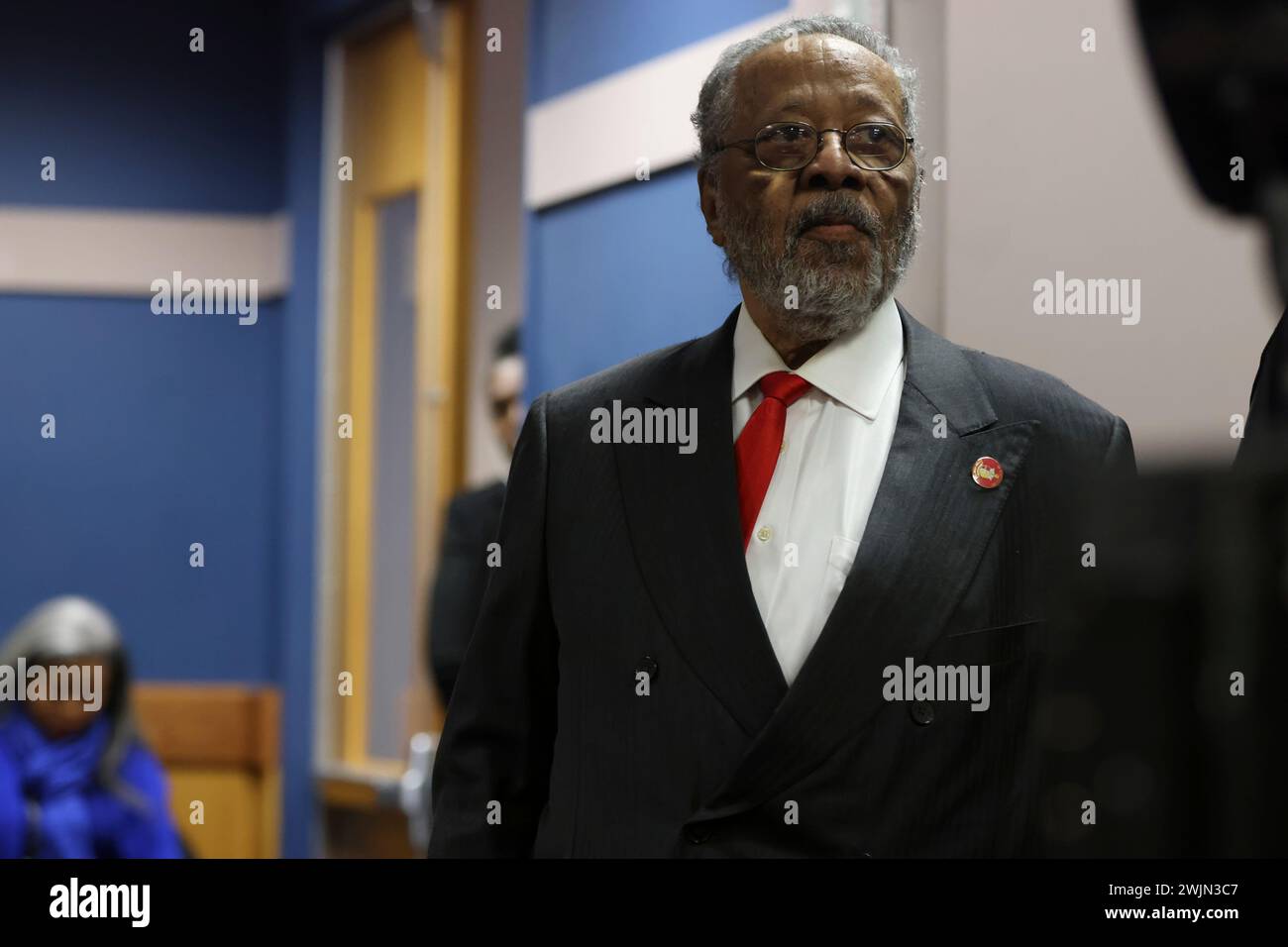 John Floyd III, father of Fulton District Attorney Fani Willis, enters ...