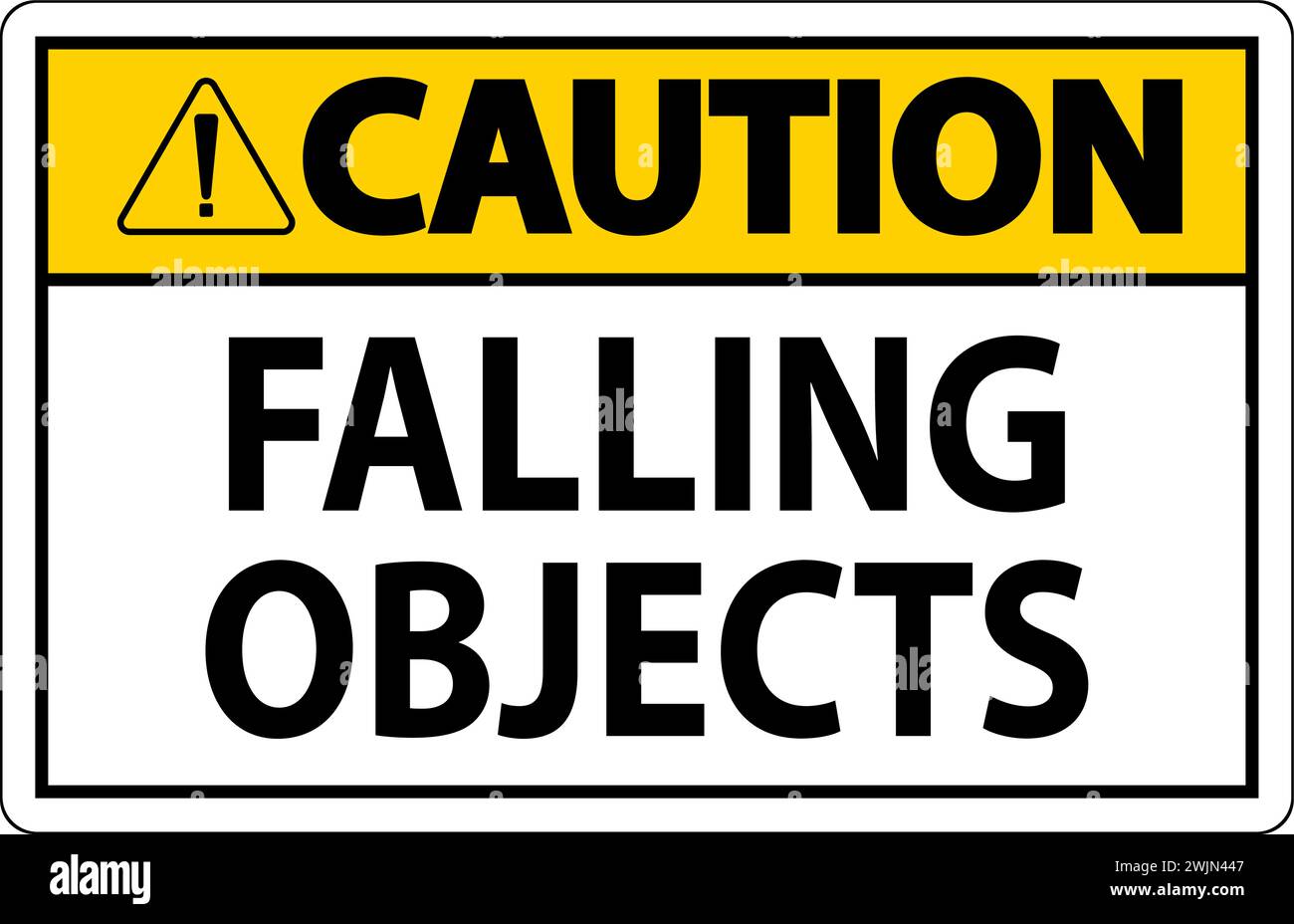Caution Sign, Falling Objects Stock Vector Image & Art - Alamy Caution Sign, Falling Objects Stock Vector Image & Art - Alamy