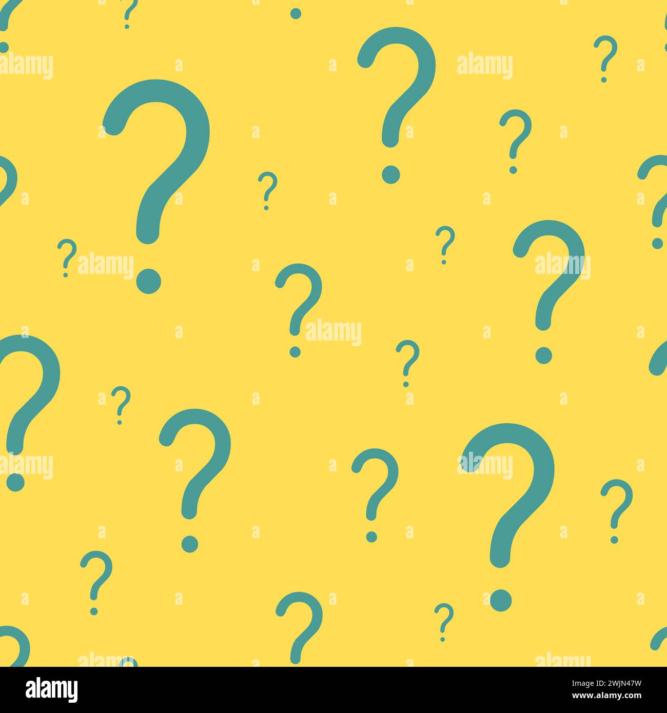 Question mark pattern design. Seamless vector background for survey ...