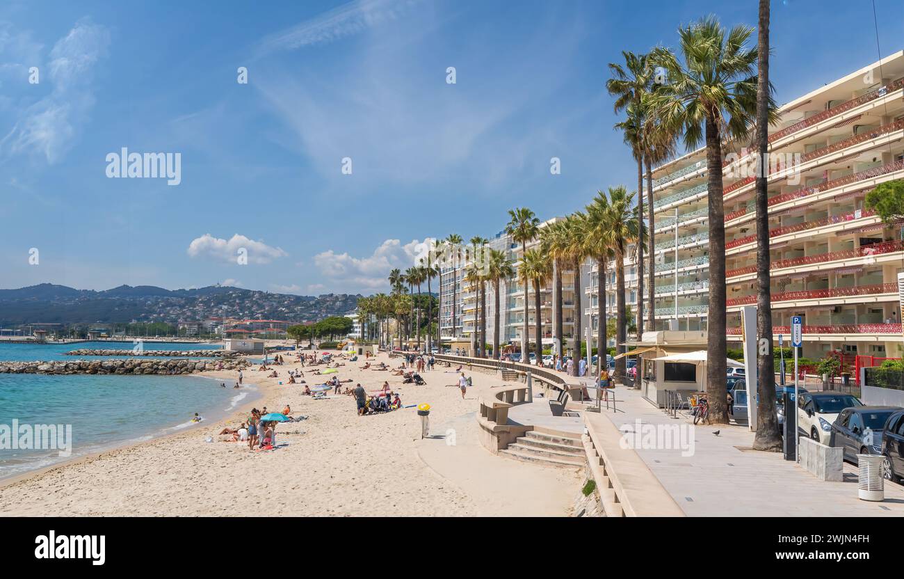 Juan le Pins near Antibes Stock Photo - Alamy
