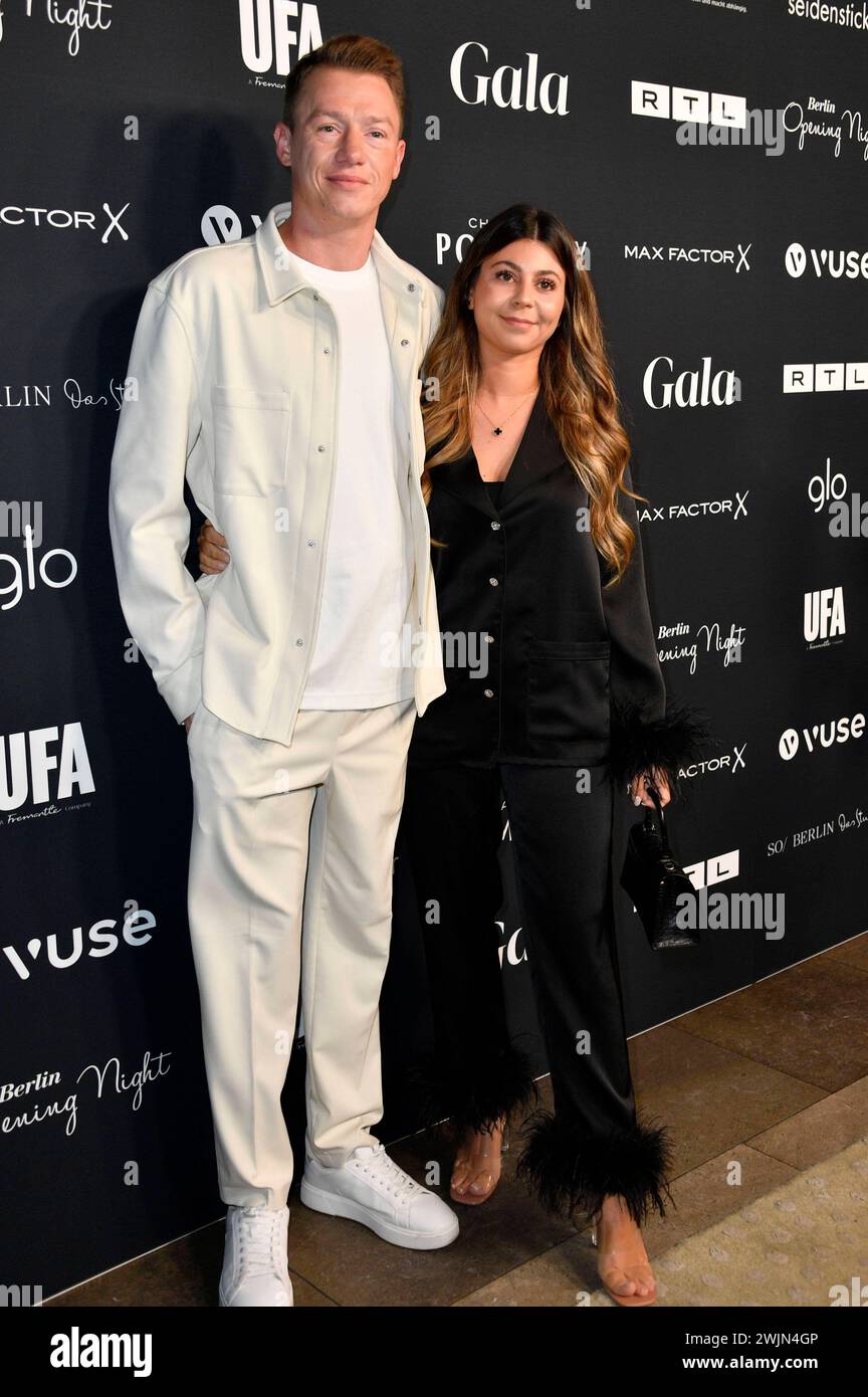 Vincent Krüger und Lisa Mathieu bei der Berlin Opening Night by Gala, UFA und RTL Deutschland im ...