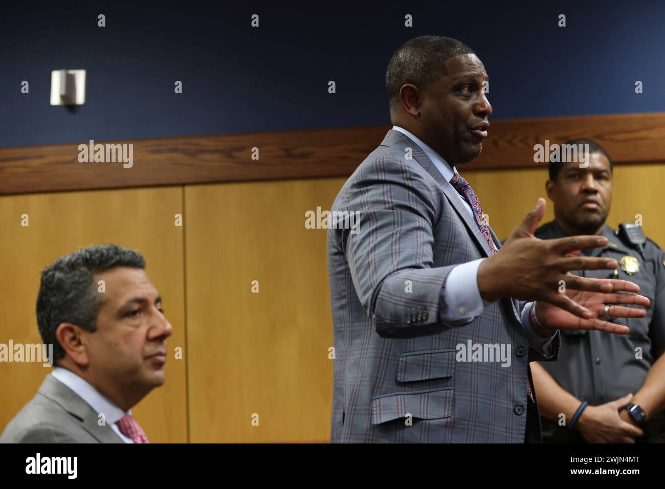 Attorneys Navan Ward, right, and Bimal Chopra, who represent witness ...