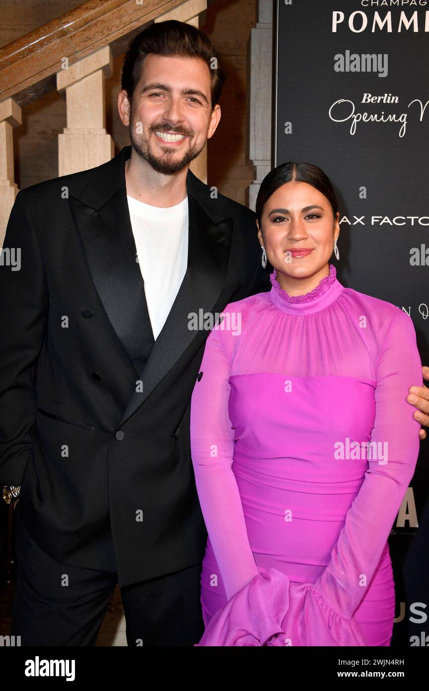 Christian Wackert und Stephanie Brungs bei der Berlin Opening Night by ...
