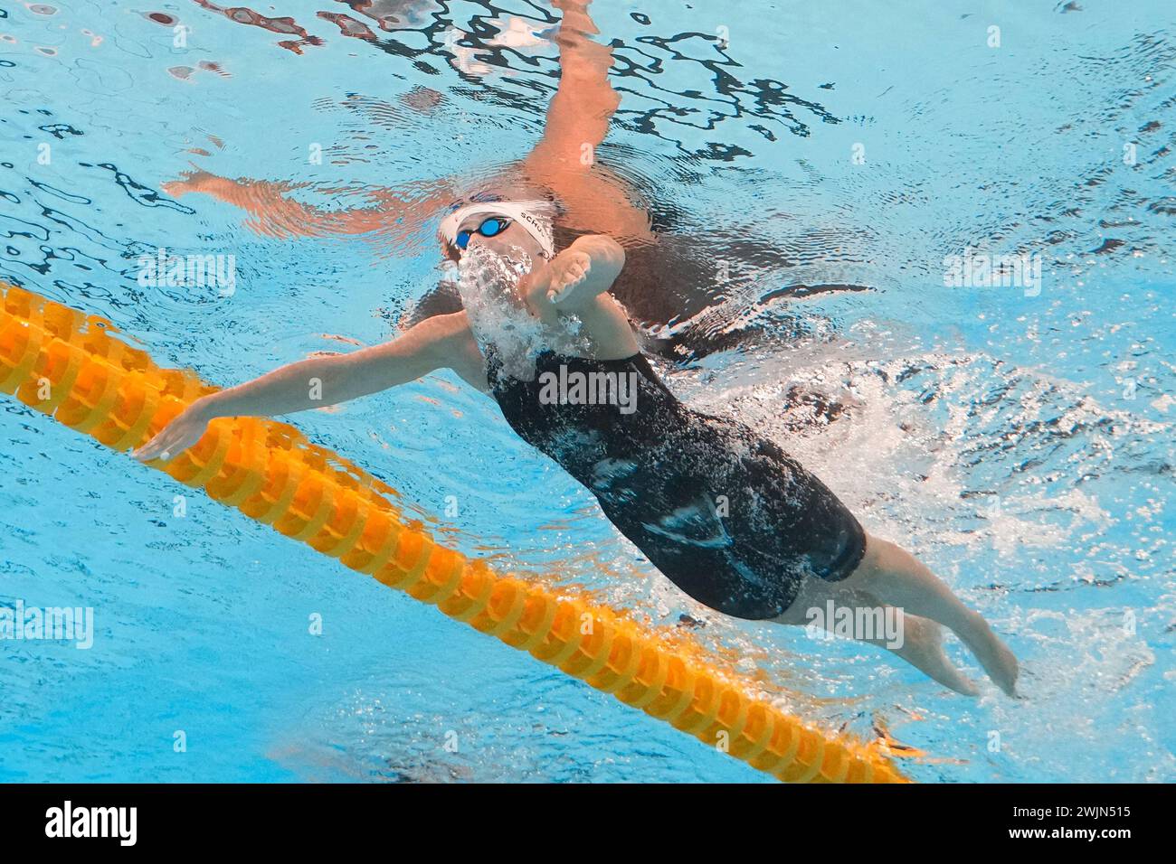 Tes Schouten of the Netherlands competes in the women's 200-meter ...