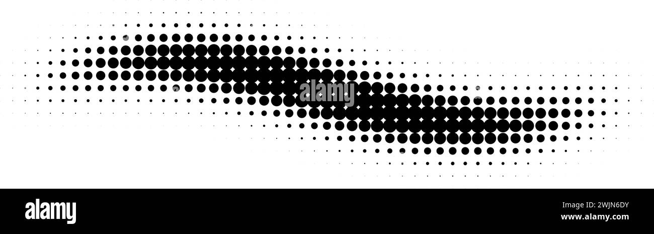 Monochrome printing raster, abstract halftone background. . Vector ...