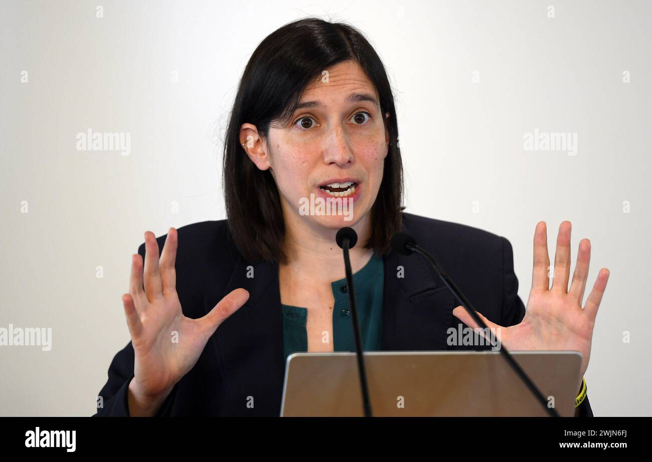 Italy, Rome, February 16, 2024 : Elly Schlein, secretary of Democratic ...