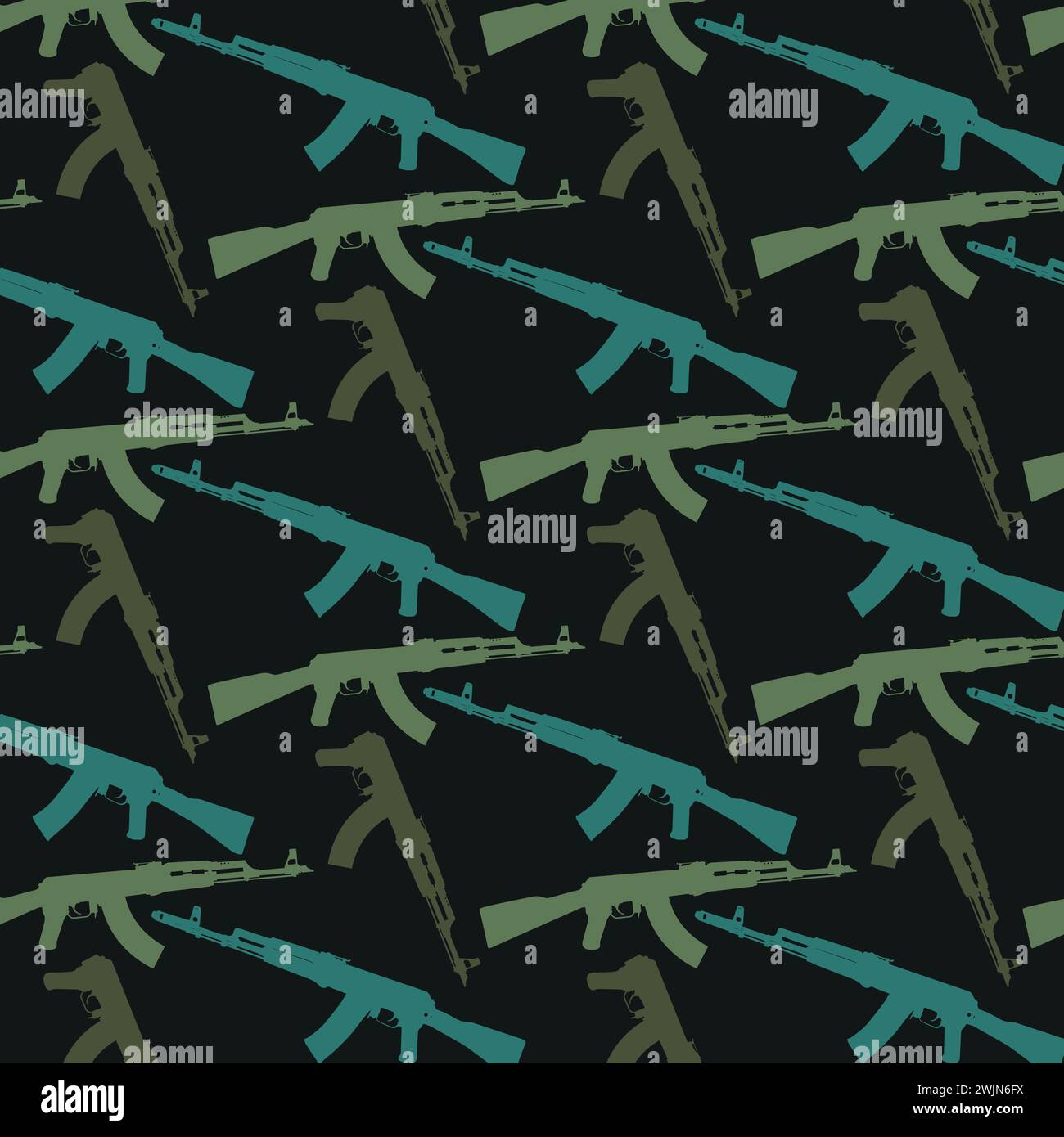 Kalashnikov Russian gun steamless texture. Vector. Eps. Vector ...