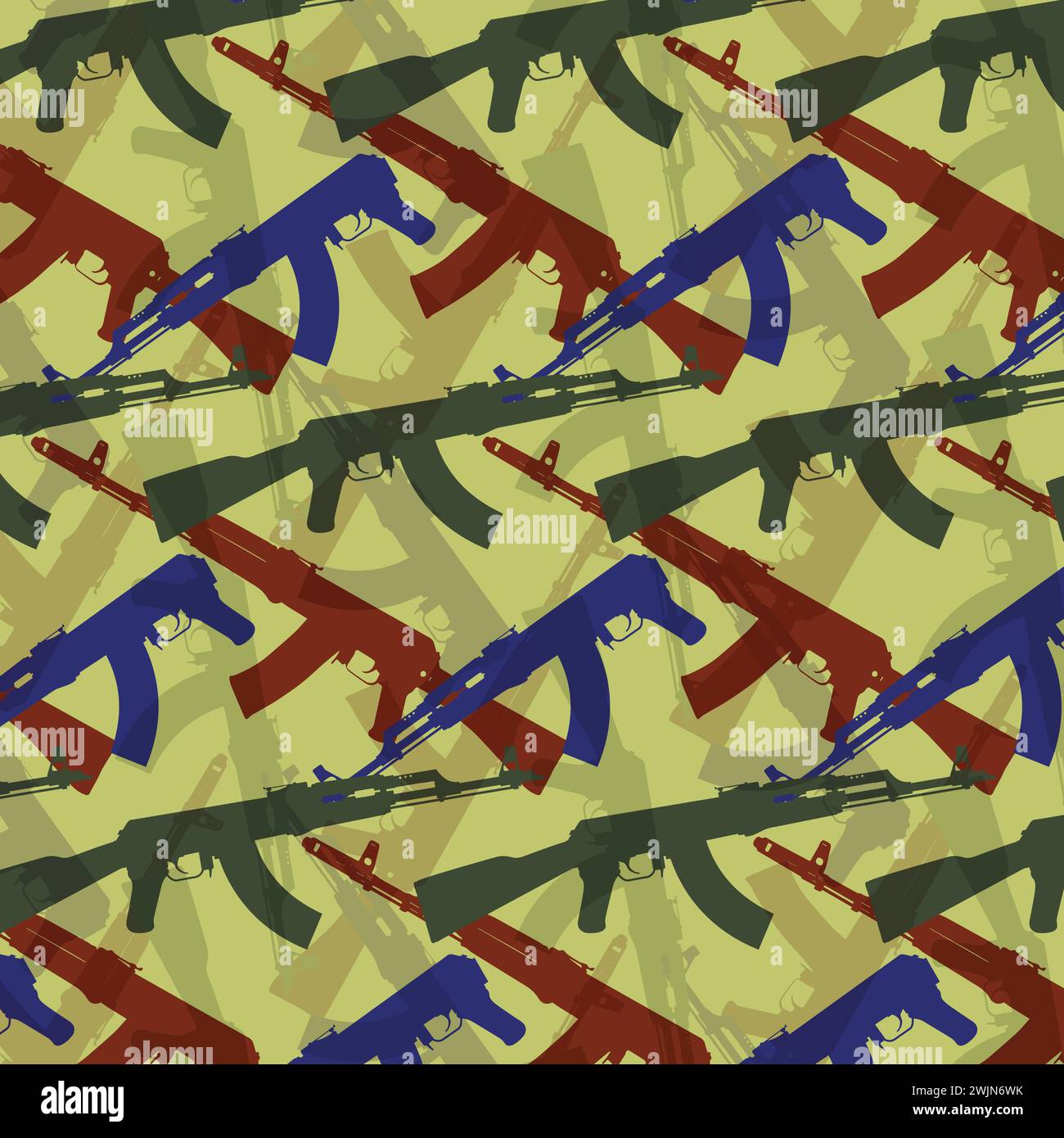 Kalashnikov Russian gun steamless texture. Vector. Eps. Vector ...