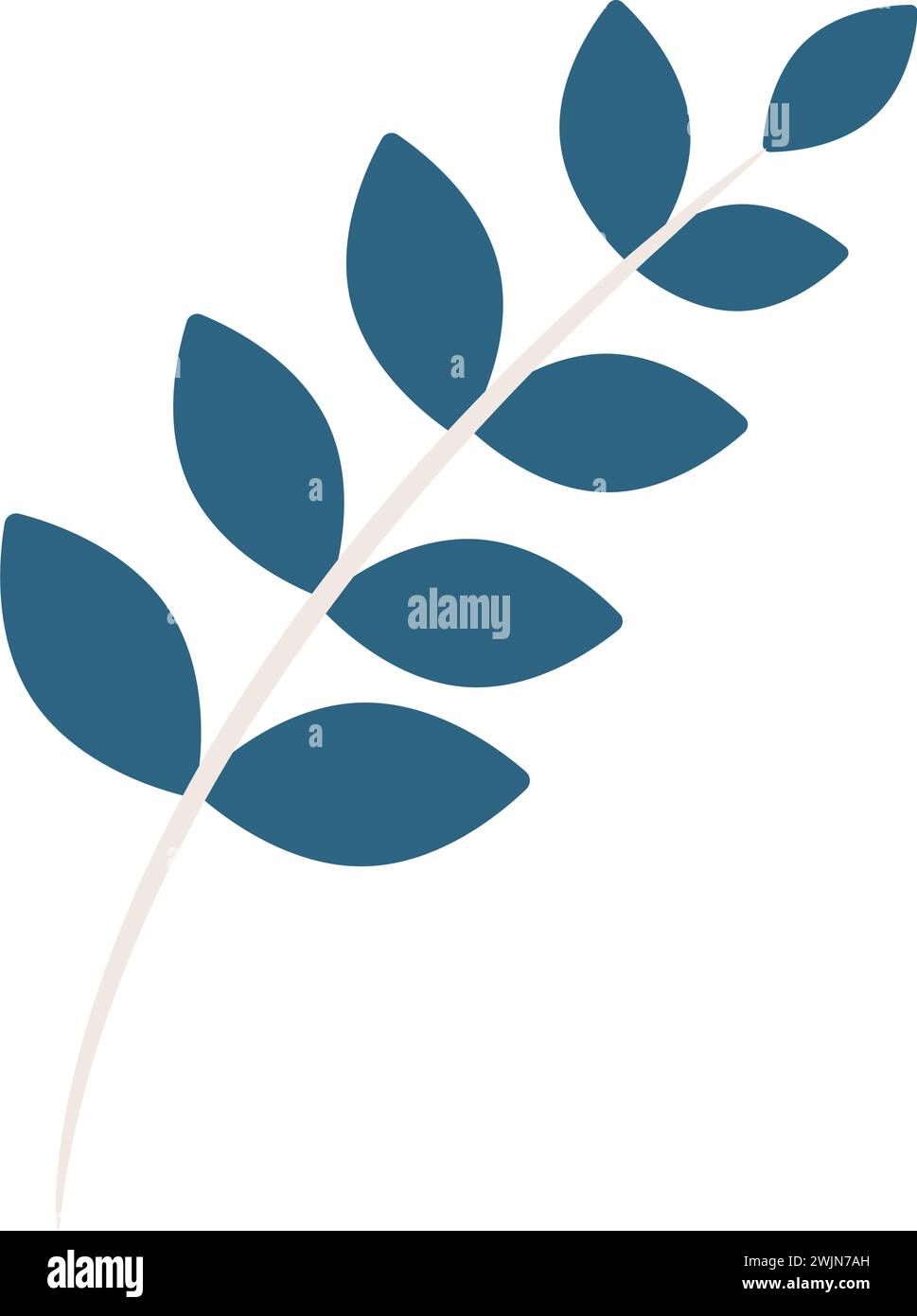Isolated colored natural leaf icon Vector Stock Vector Image & Art - Alamy