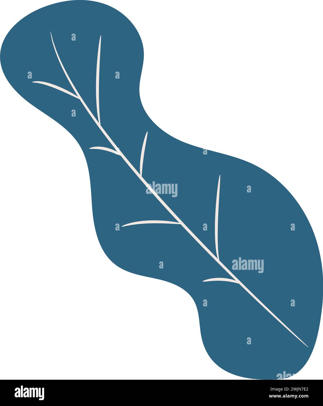 Isolated colored natural leaf icon Vector Stock Vector Image & Art - Alamy