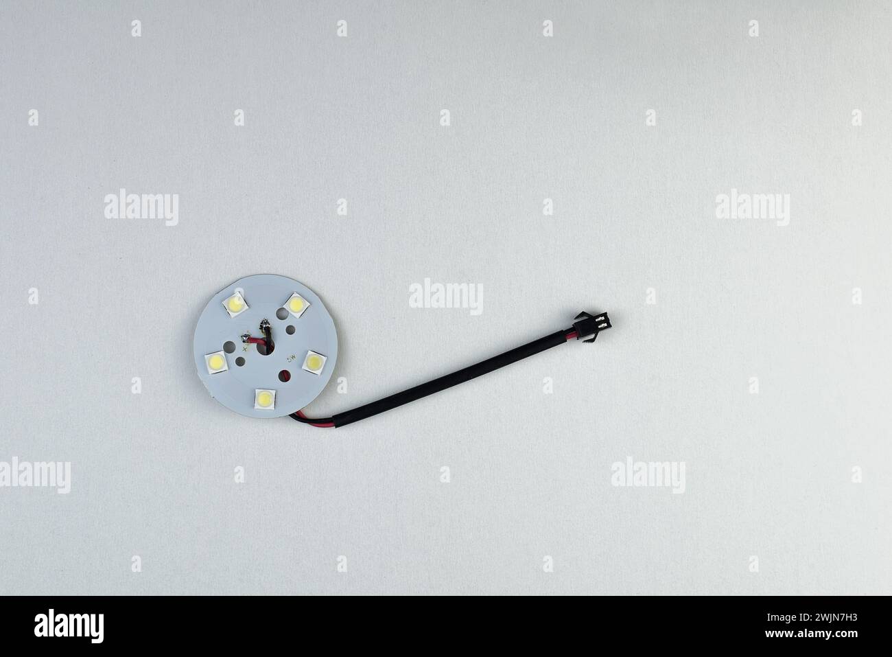 Inside part of a led bulb on a white Stock Photo - Alamy