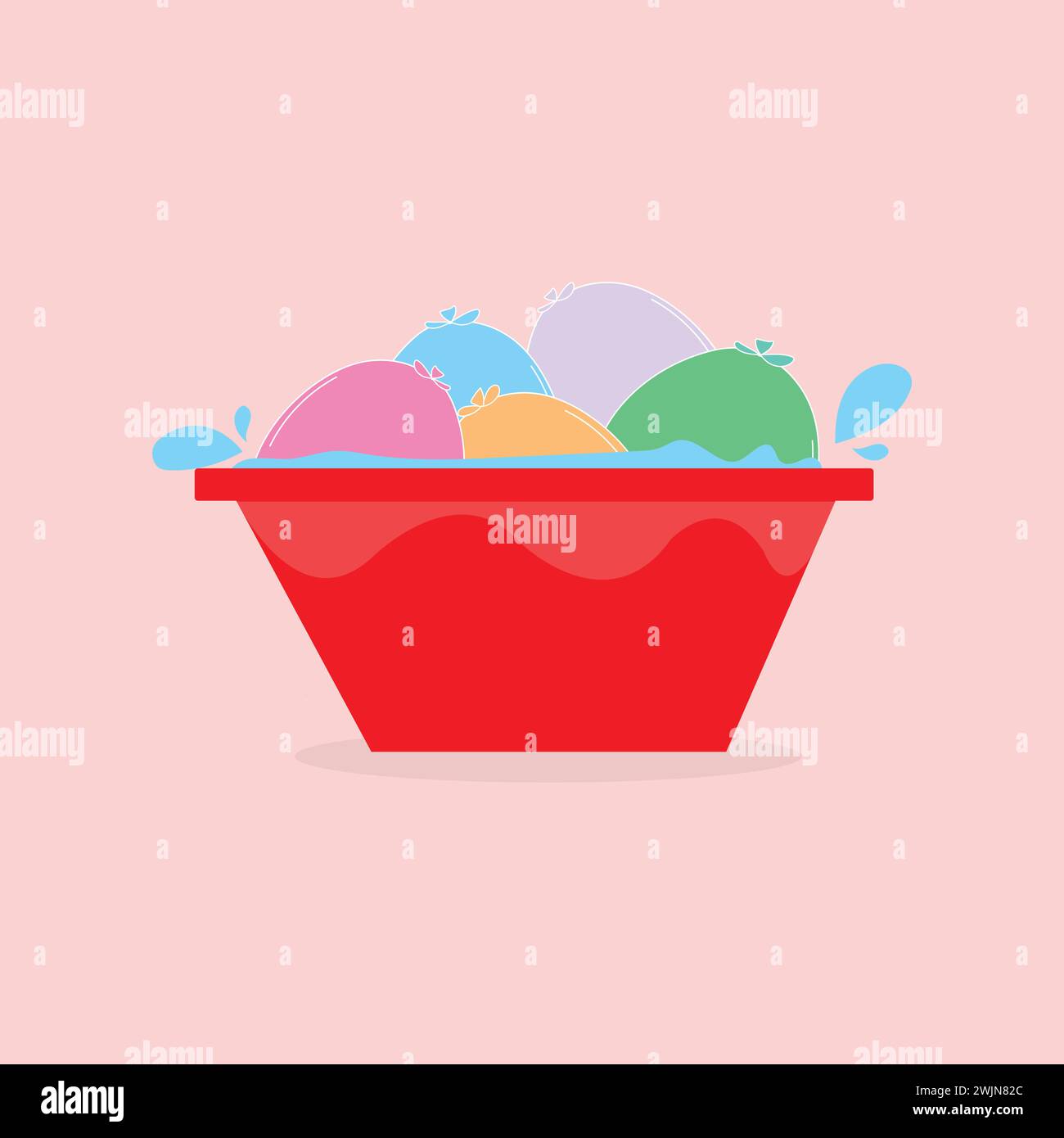 Water Balloons for Holi Festival Stock Vector Image & Art - Alamy