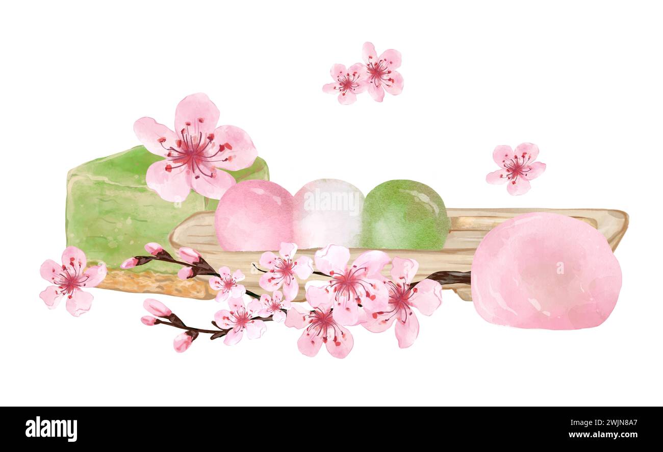 Hanami festival traditional Cut Out Stock Images & Pictures - Alamy