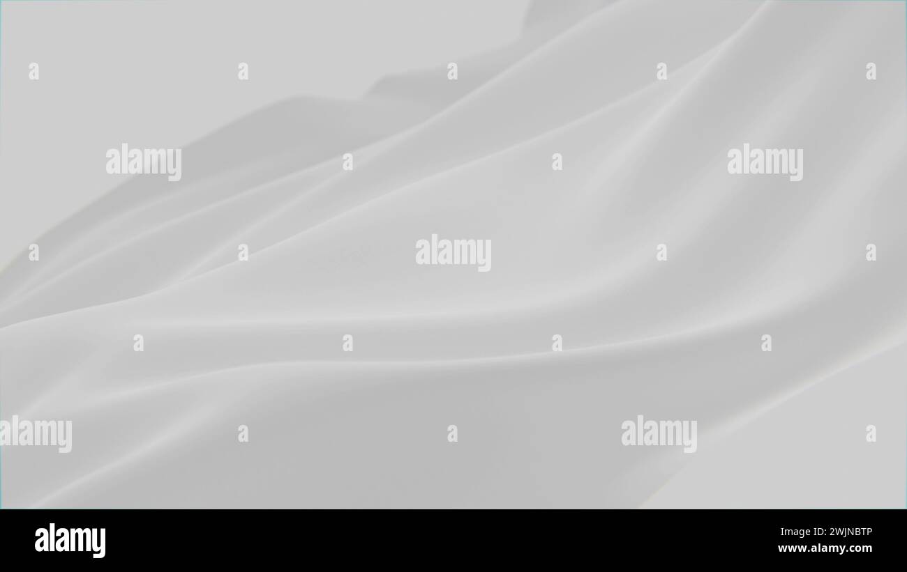 Abstract tenderness white silk background luxury wave cloth satin ...