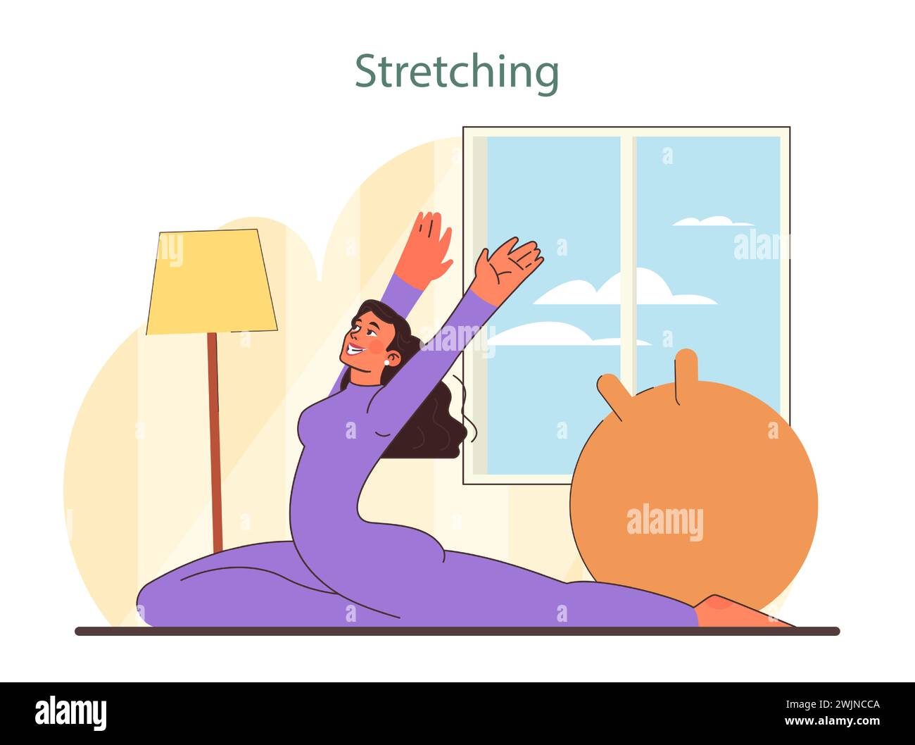 Stretching stretches Stock Vector Images - Alamy