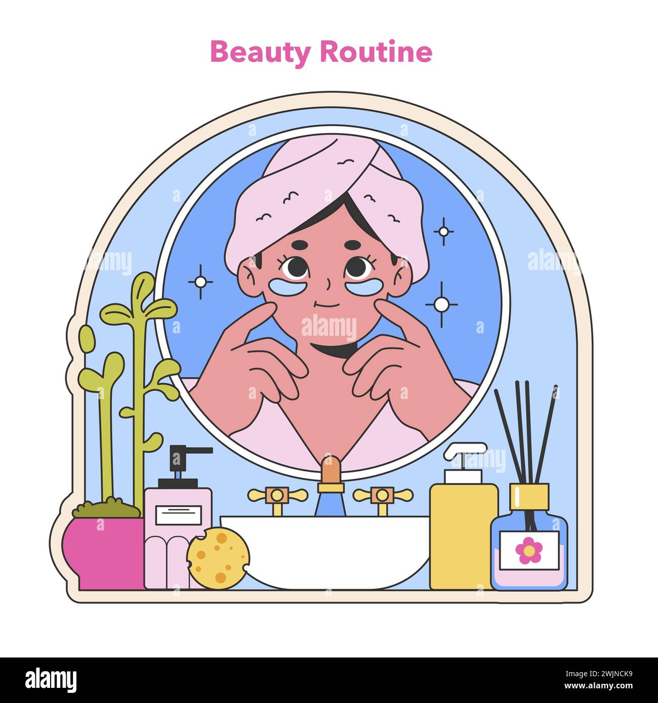 Care setting Stock Vector Images - Alamy