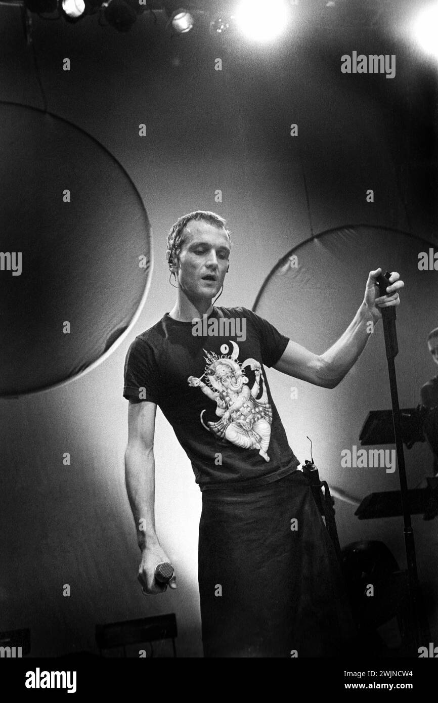 TIM BOOTH, JAMES, 1998: Tim Booth of the UK band James on their ...