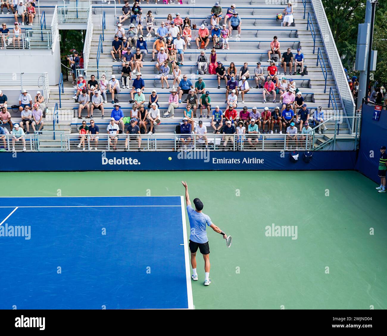 New York, NY USA 8/30/2023 professional tennis players competing at the ...
