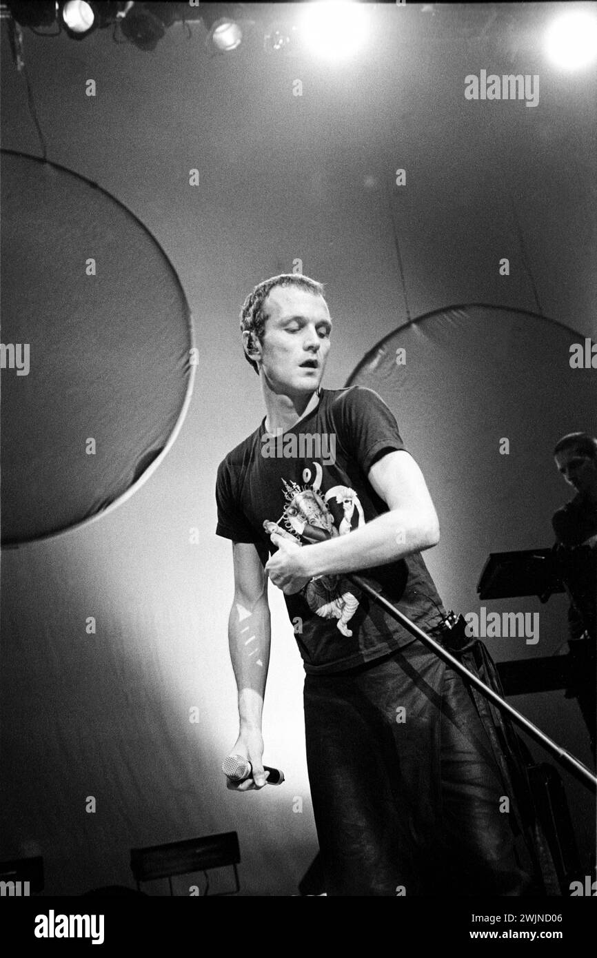 TIM BOOTH, JAMES, 1998: Tim Booth of the UK band James on their ...