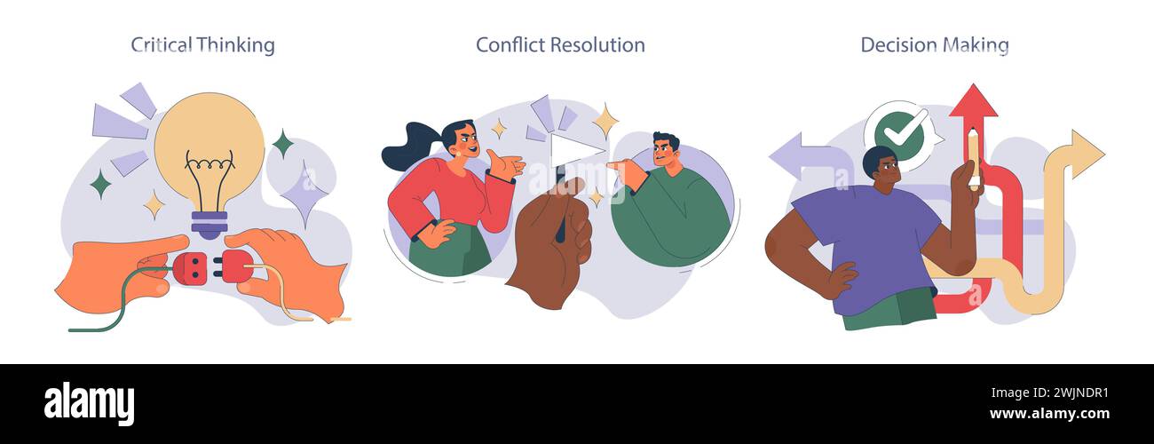 Soft skills set. Characters exemplify critical thinking, conflict ... Soft skills set. Characters exemplify critical thinking, conflict ...