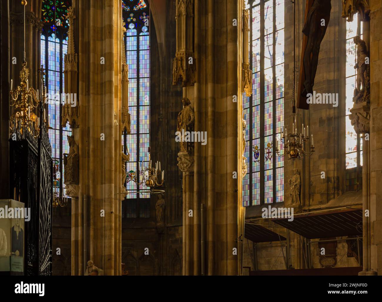 Vienna austria stained glass window hi-res stock photography and images ...