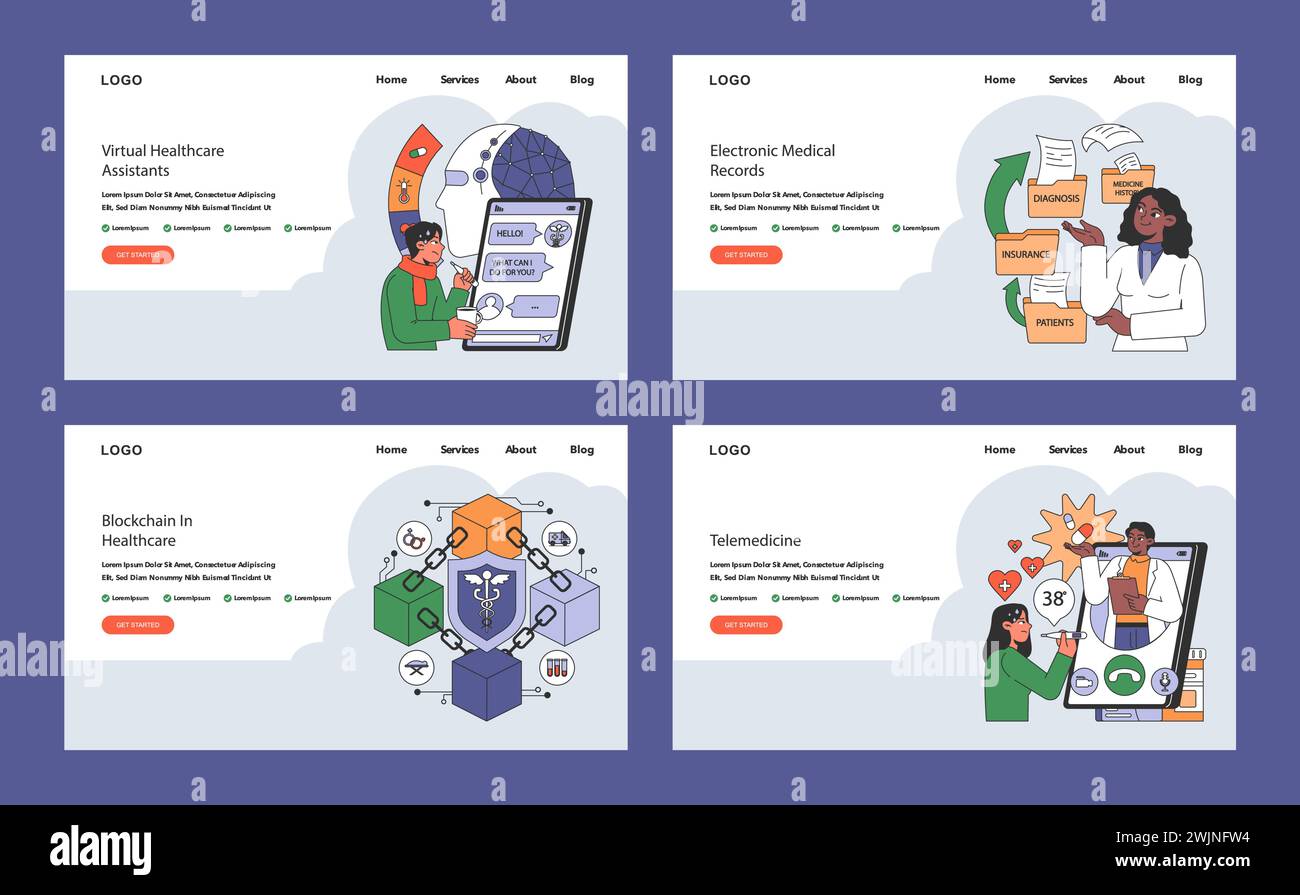 Healthcare Digitization Set Interactive Virtual Assistants Streamlined Electronic Records