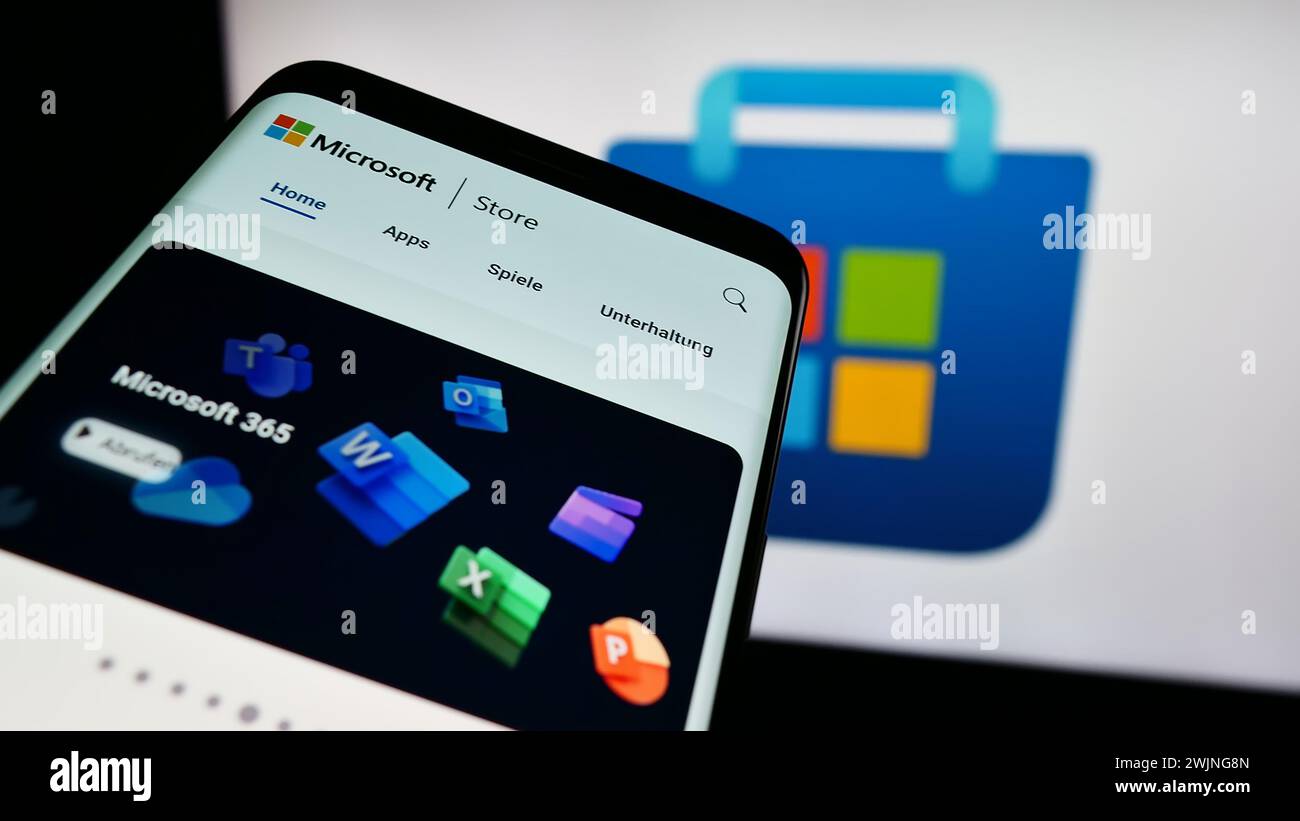 Microsoft store logo hi-res stock photography and images - Alamy