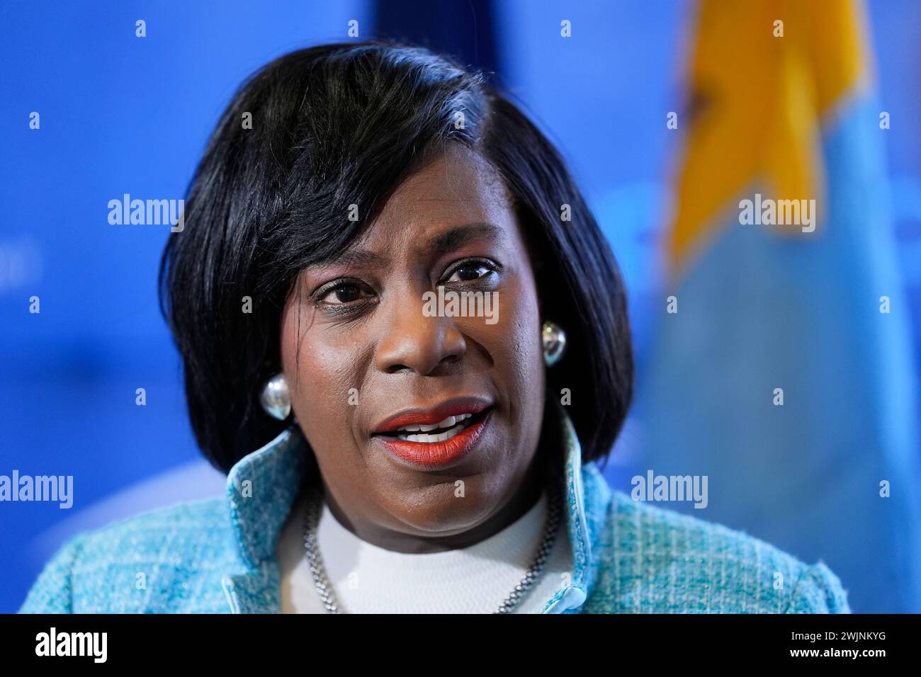 Philadelphia Mayor Cherelle Parker at Philadelphia International ...