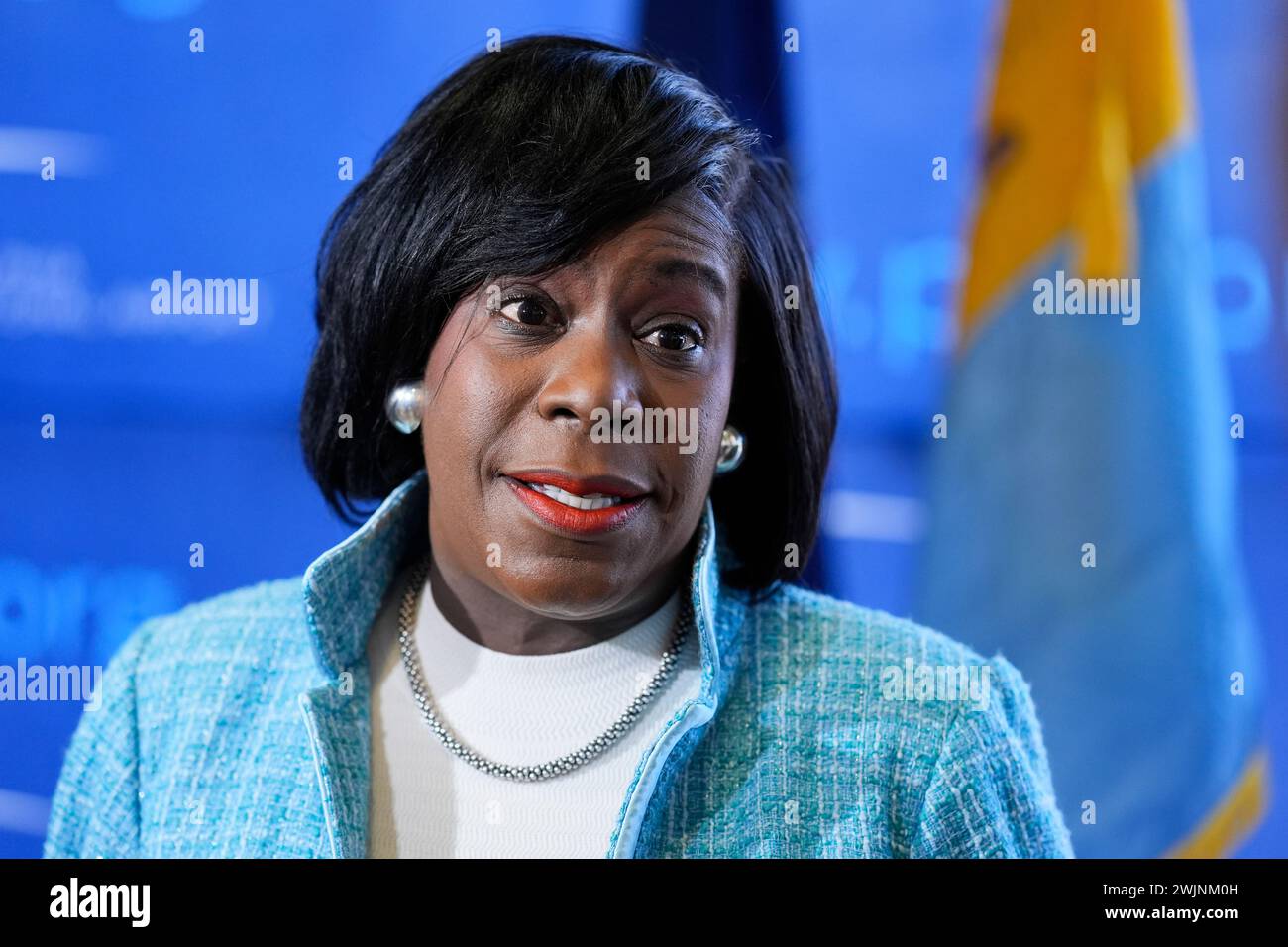 Philadelphia Mayor Cherelle Parker at Philadelphia International ...