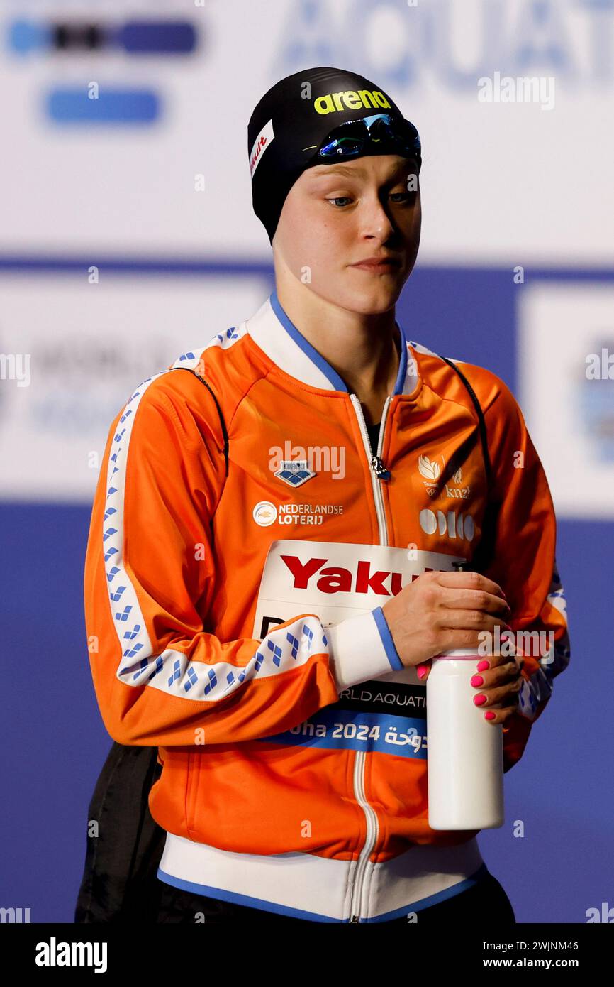 Doha, Qatar. 16th Feb, 2024. DOHA, QATAR - FEBRUARY 16: Maaike de Waard ...