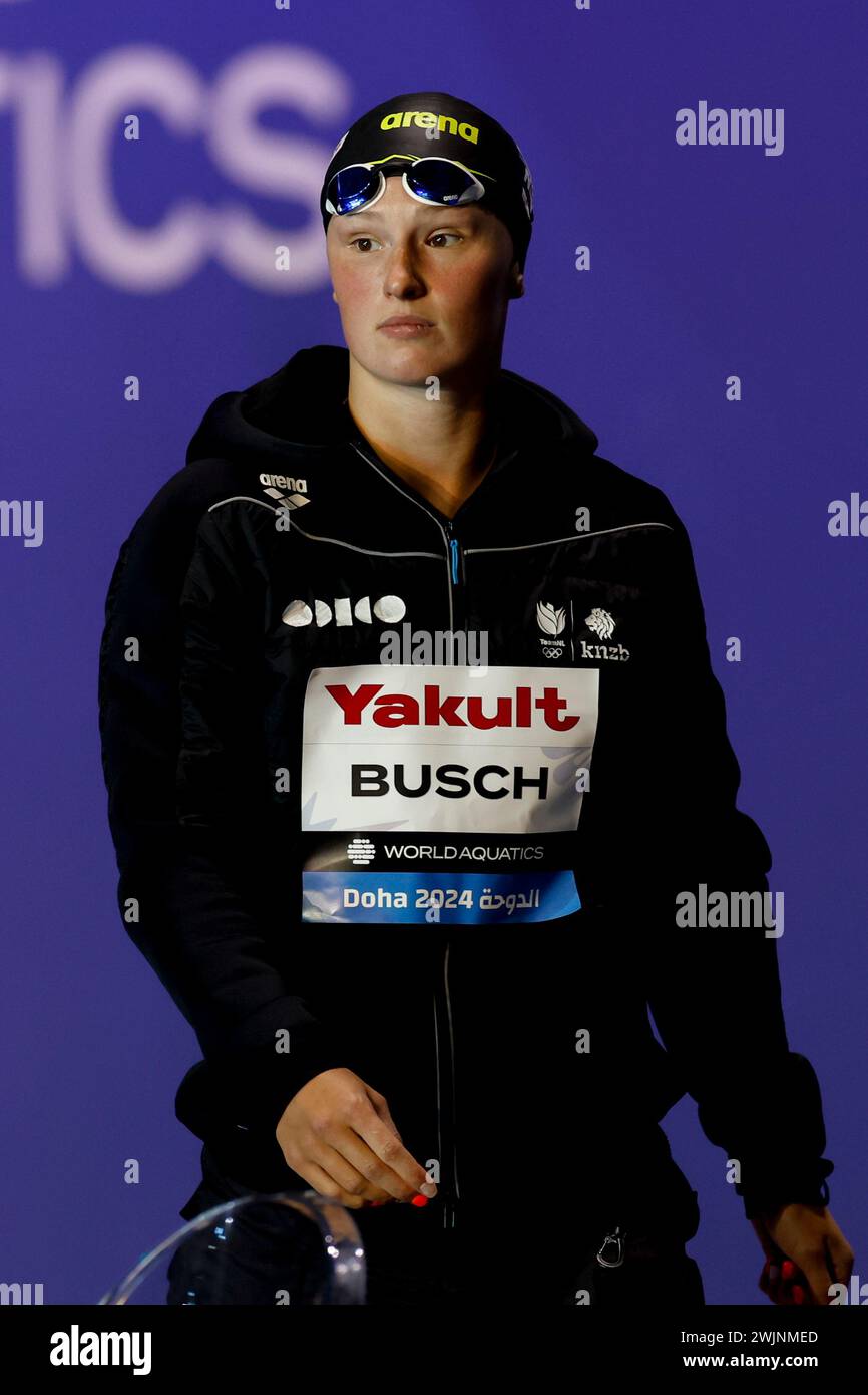 Doha, Qatar. 16th Feb, 2024. DOHA, QATAR - FEBRUARY 16: Kim Busch of ...