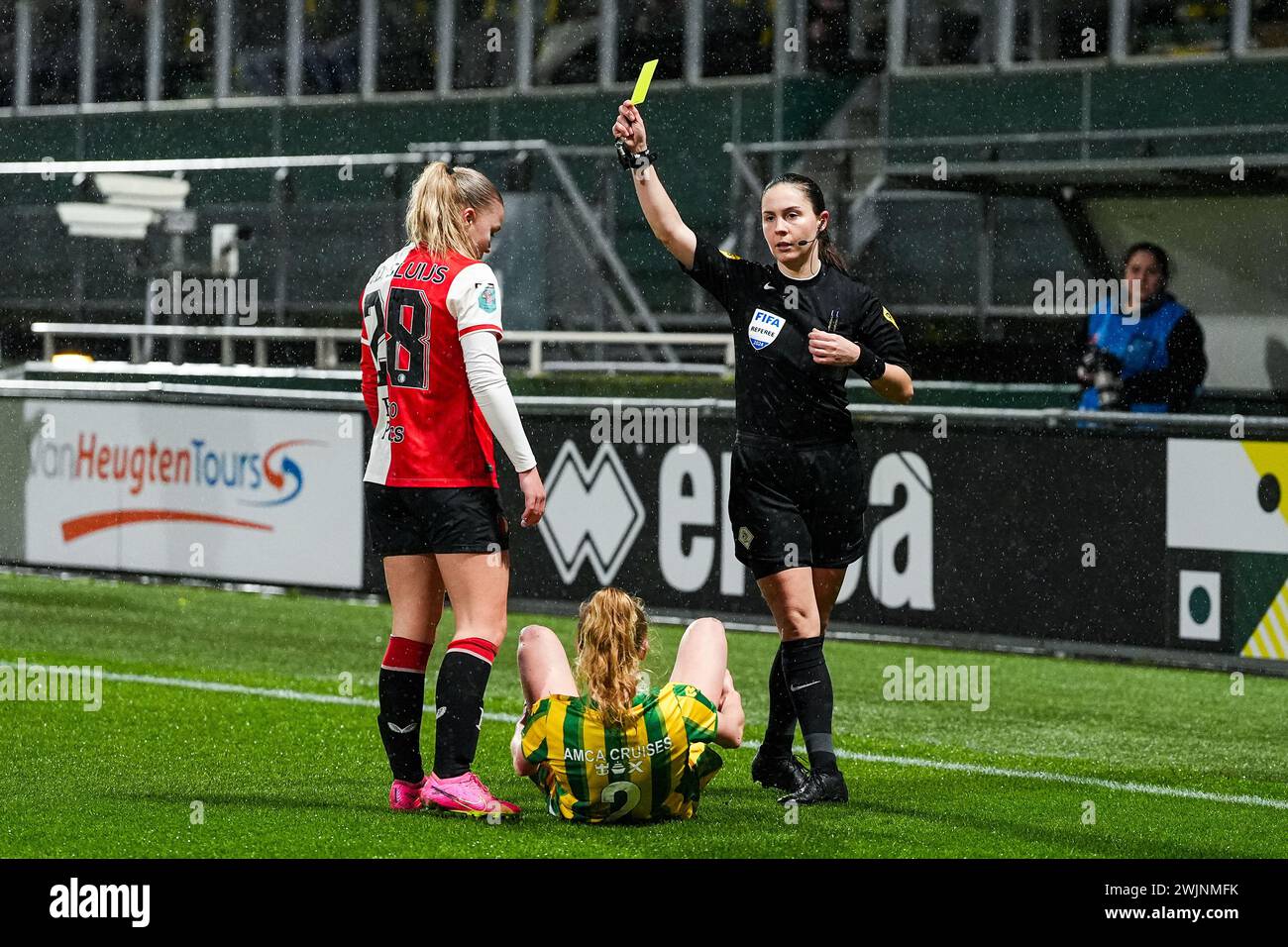 Den Haag, Netherlands. 16th Feb, 2024. Den Haag - Noelle van der Sluis ...