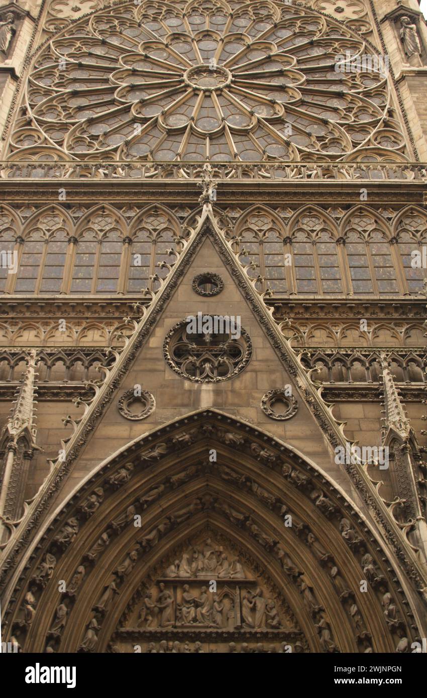 This impressive structure stands tall, boasting intricate details and ...