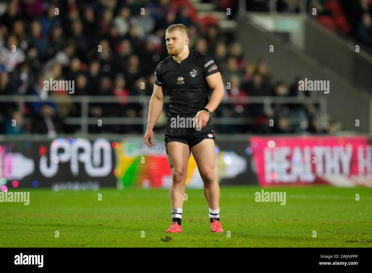 Sam Davis of London Broncos during the Betfred Super League Round 1 ...