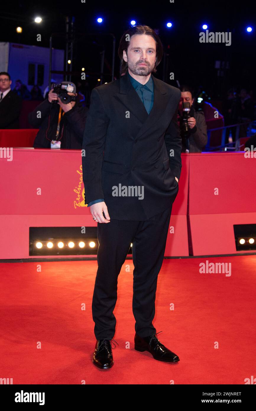Berlin, Germany. 16th Feb, 2024. Sebastian Stan attending the A ...