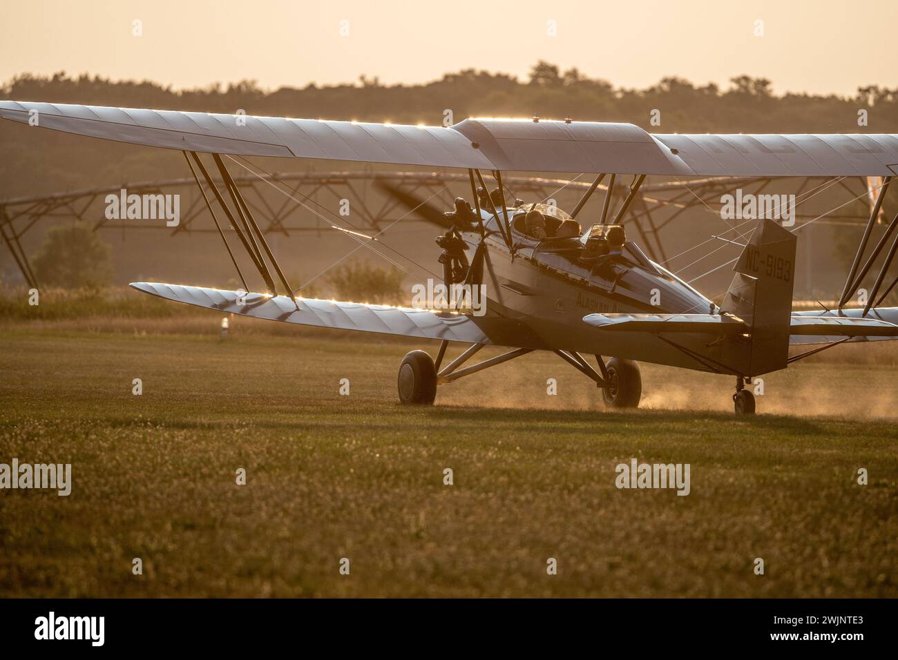 New Standard D-25 at Brodhead Pietenpol Fly in Stock Photo - Alamy