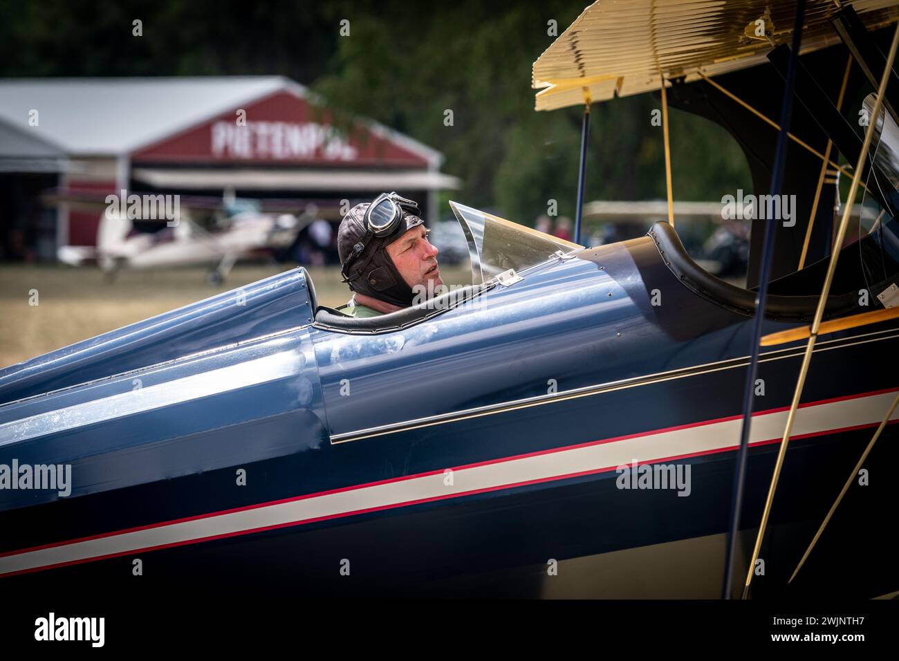 Andrew King at Brodhead Pietenpol Fly in Stock Photo - Alamy