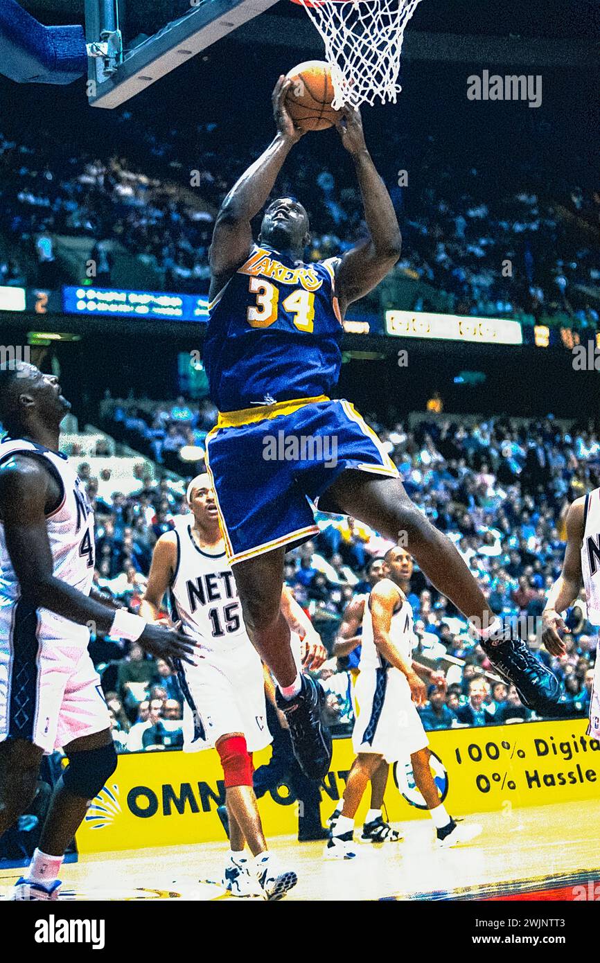 Shaquille O'Neal, LA Lakers, 1999 Stock Photo - Alamy