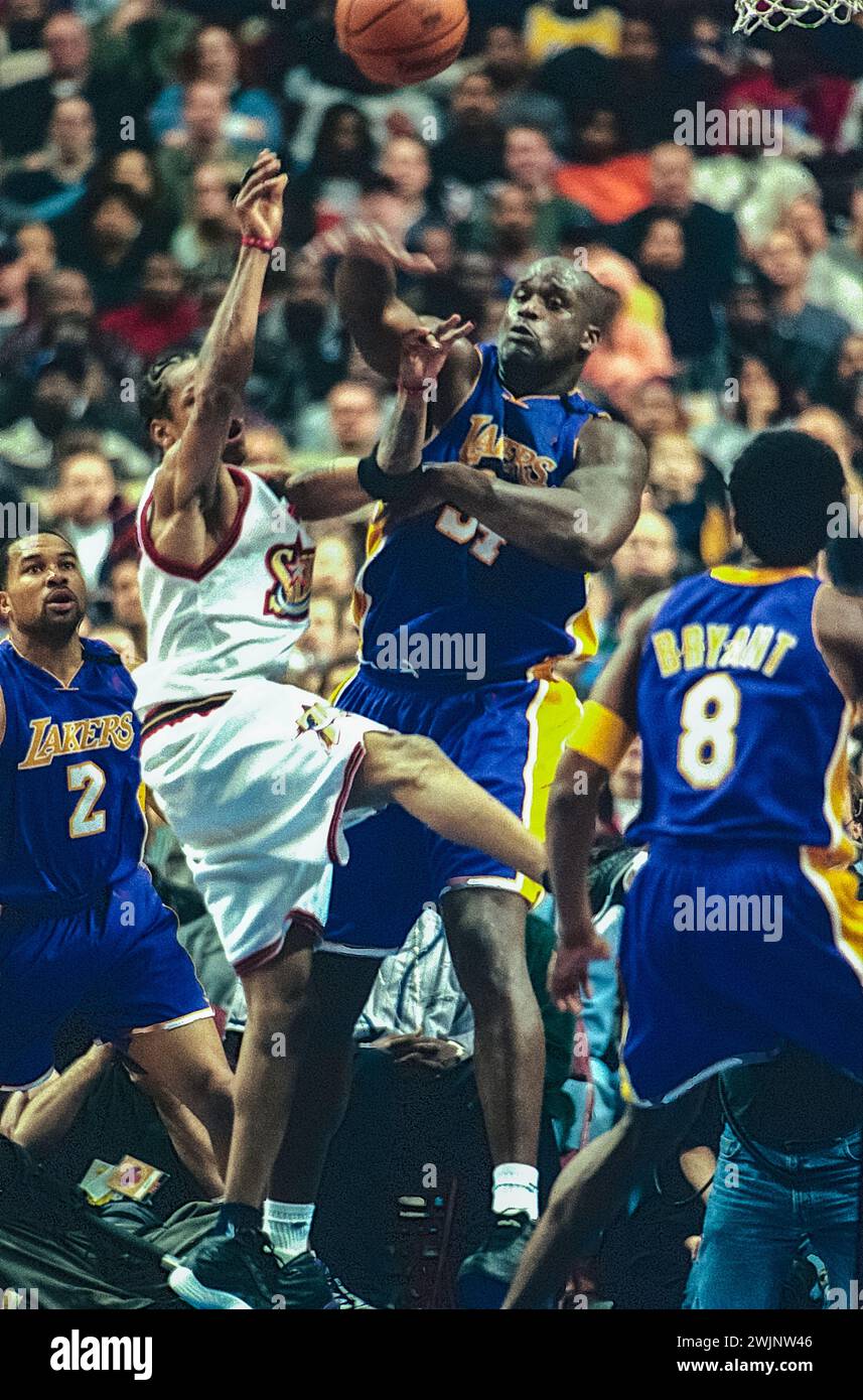 Shaquille O'Neal, LA Lakers, 2000 Stock Photo - Alamy