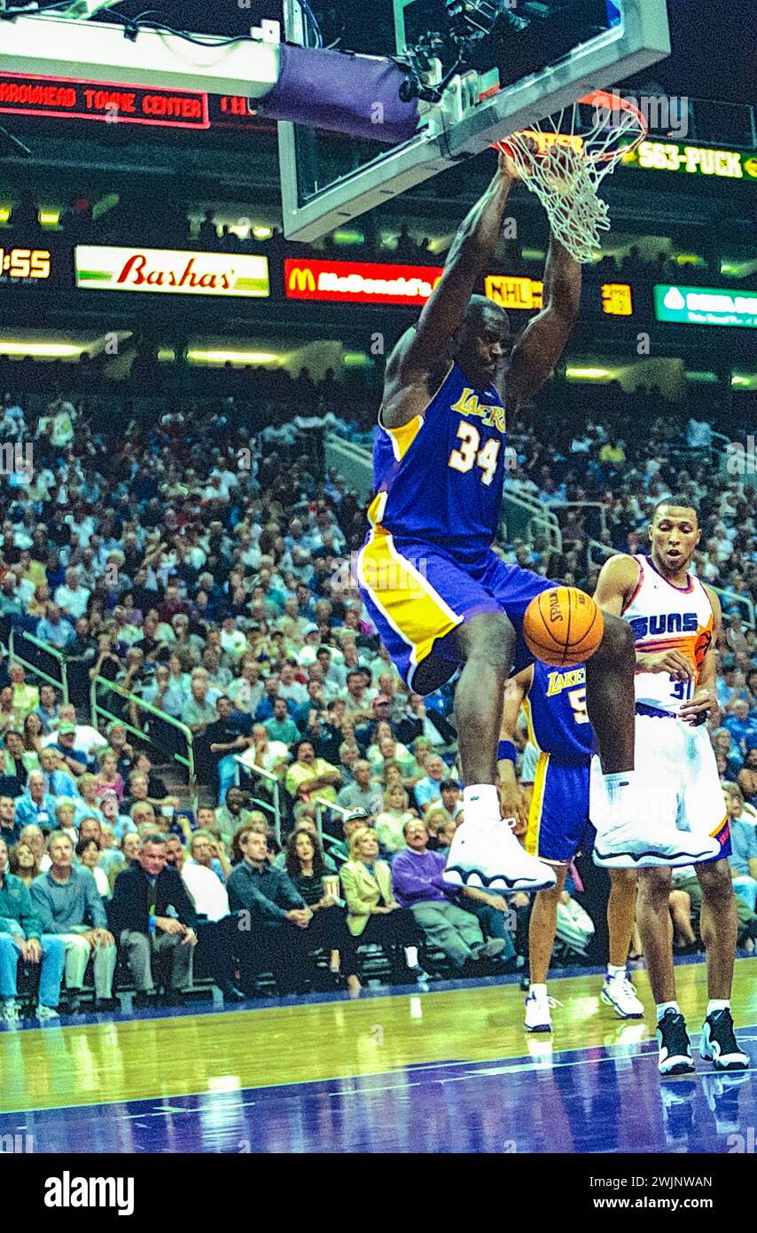 Shaquille o'neal lakers 1999 hi-res stock photography and images - Alamy