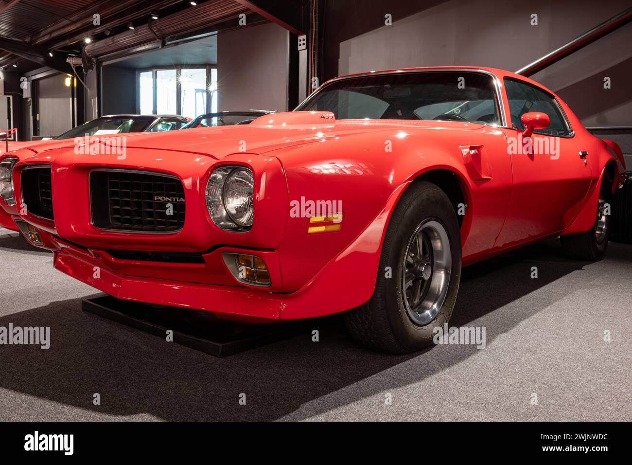 Sparkford.Somerset.United Kingdom.January 7th 2024.A Pontiac Firebird ...