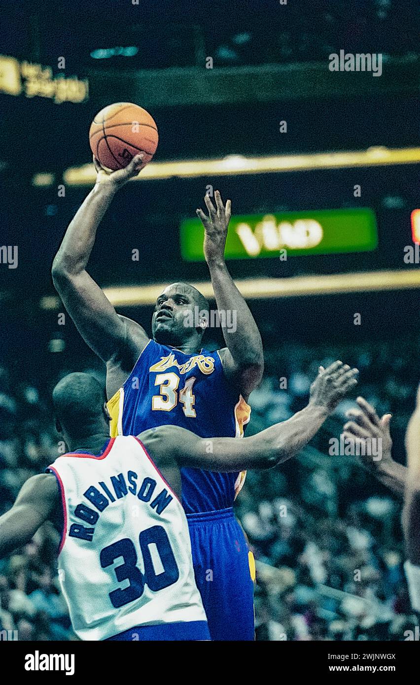 Shaquille O'Neal, LA Lakers, 2000 Stock Photo - Alamy