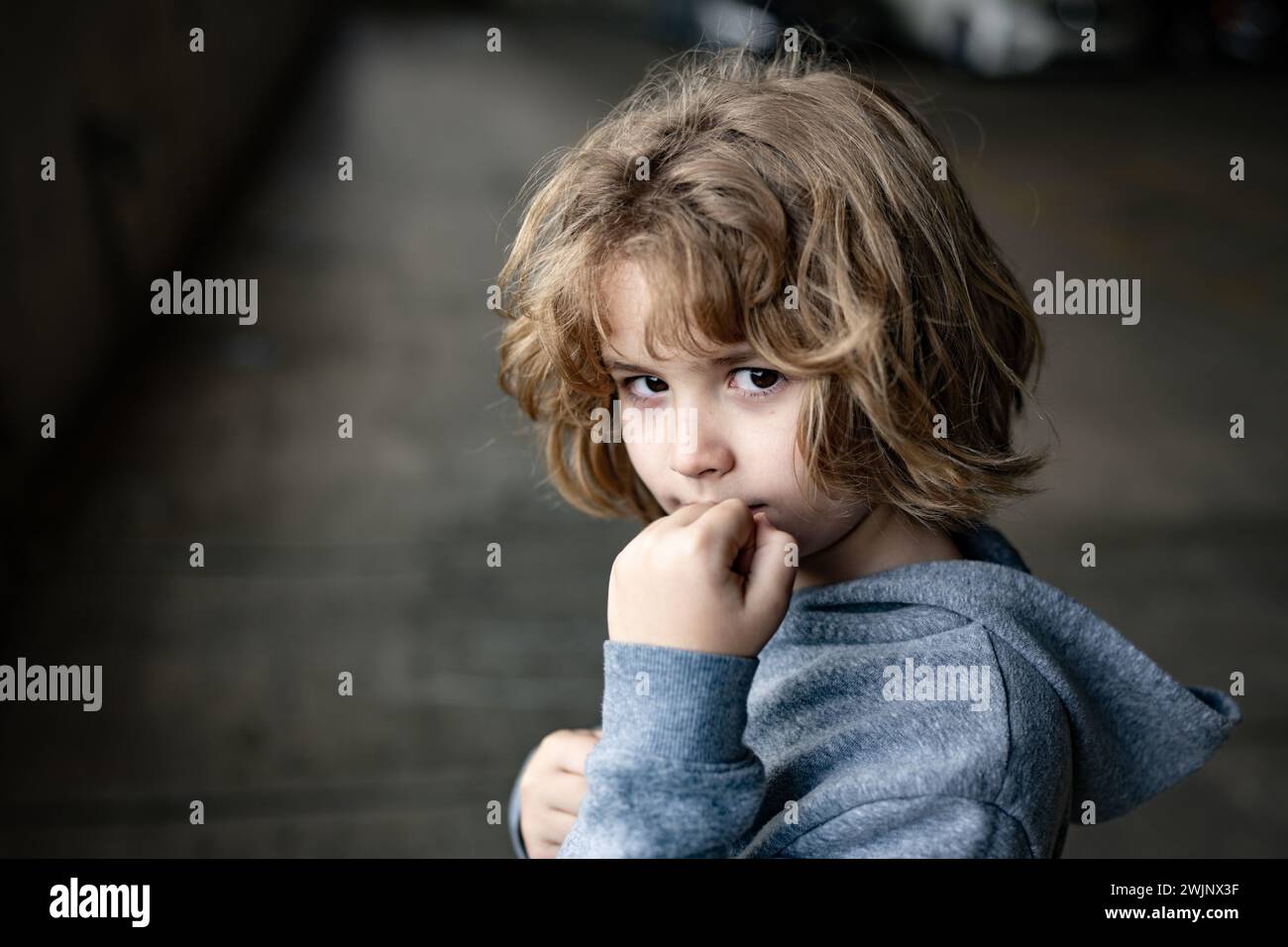 Aggressive child fight. Little kid boy fighting outside. Angry little ...